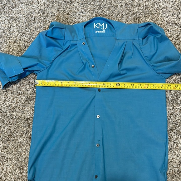 KMJ | Tops | Kmj Bon Voyage Teal Shirt One Of A Kind Sz Xs Kate Mchale Jensen | Poshmark